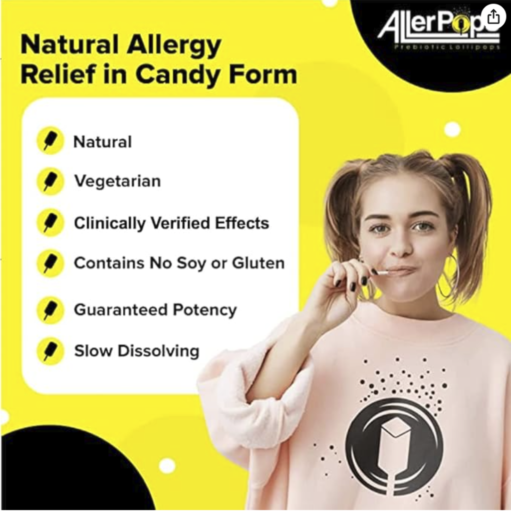 AllerPops® Lozenges - Natural prebiotic for lasting nasal/sinus health